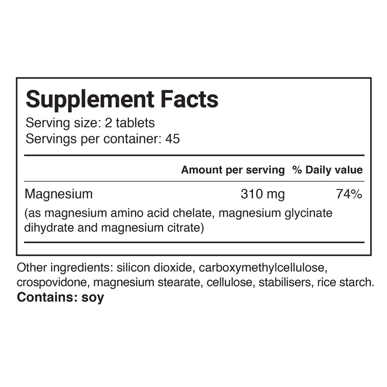 TRIPLE MAGNESIUM TABLETS – PILLAR Performance USA